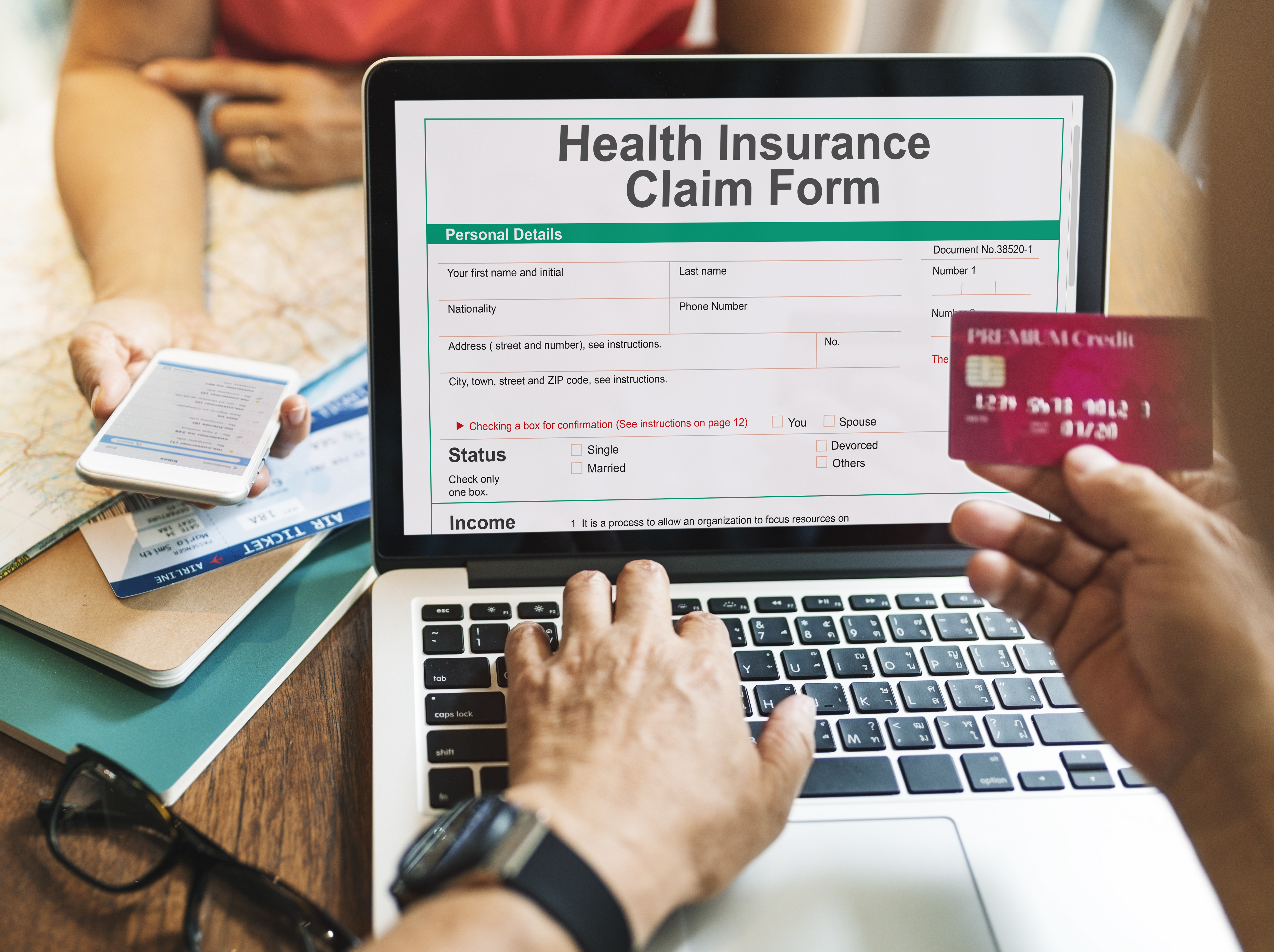 Health Benefits Claim Benefits Form Concept – Access Medicare ...
